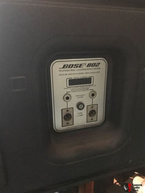 Bose 802 With Bose Stands Photo 4523139 Canuck Audio Mart