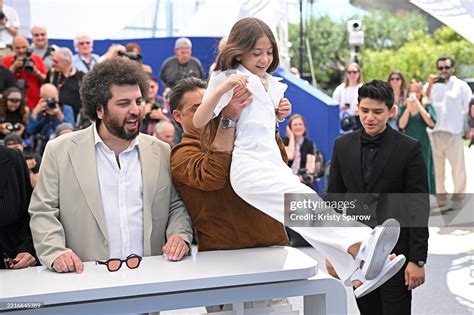 عوامل فیلم زن و بچه در فوتوکال جشنواره کن ؛ پریناز ایزدیار، پیمان