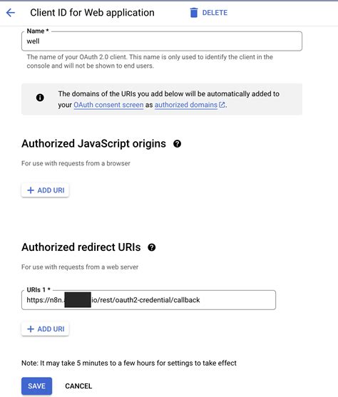 oauth redirect url without fail access blocked authorization