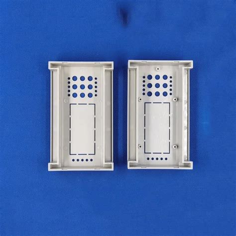 Plc Casing Bilateral Outgoing Line Equipped With Dust Cover Plate Gray
