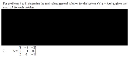 Solved For Problems To Determine The Real Valued Chegg