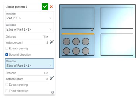 Patrón lineal de Ensamblaje