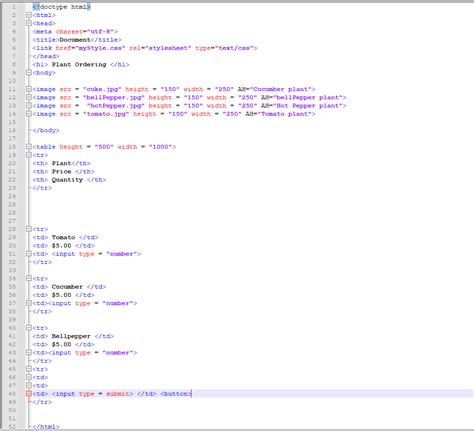 Solved Create An HTML Form That Will Allow A User To Order Chegg