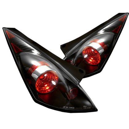 Spyder Nissan 350z 03 05 Euro Style Tail Lights Black Socal Z
