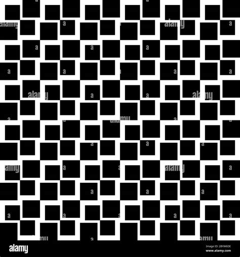 Abstract Seamless Pattern Background Maze Of Black Geometric Design Elements Isolated On White