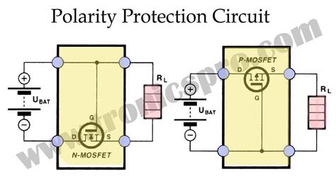 Polarity Protection Circuit Diagram TRONICSpro