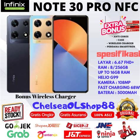 Jual INFINIX NOTE 30 PRO NFC / NOTE 30 NFC / HOT 40 PRO NFC / HOT 40i ...