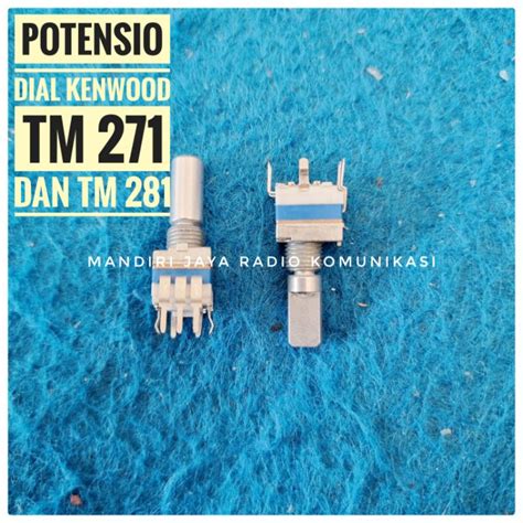 Jual Potensio Rotari Dial Kenwood Tm 271 Dan Tm 281 Original Shopee Indonesia