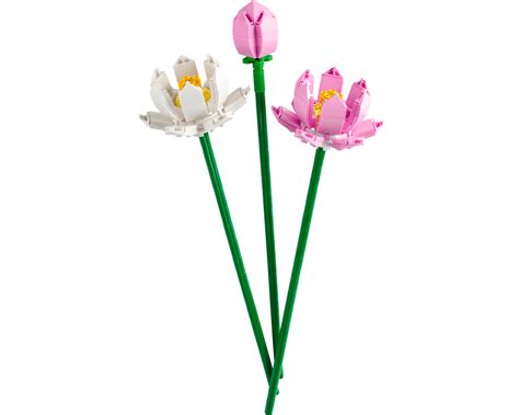 Lego Set 40647 1 Lotus Flowers 2023 Other Rebrickable Build With Lego