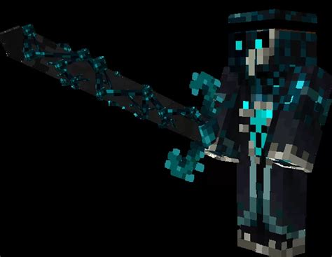 Sculk Greatsword Minecraft Texture Pack