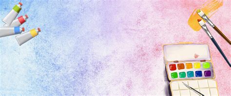 Color Painting Fantasy Art Training Class Admission Poster Background