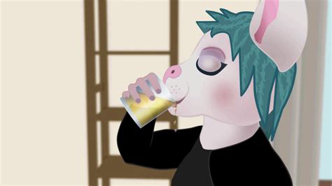 Rule 34 169 Ambiguous Gender Anthro Beverage Close Up Closed Eyes