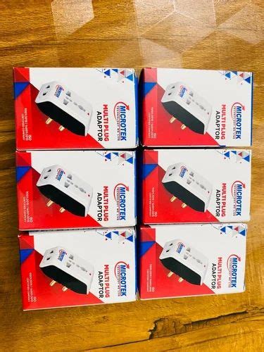 Microtek Multiplug Adaptor 6a At ₹ 80piece In Bhubaneswar Id 2851292701430
