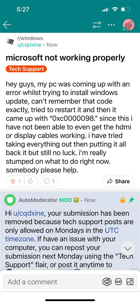 Windows Is Not Working Properly Rwindowshelp