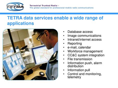 PPT TETRA Data Services Applications PowerPoint Presentation ID 589643