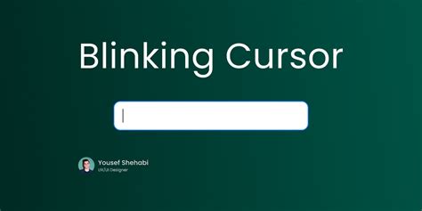 Blinking Cursor Figma
