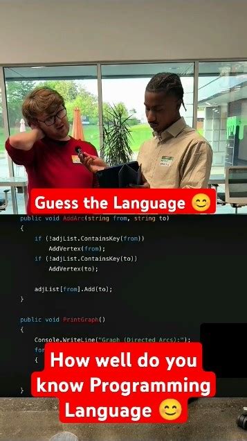 guess the programming language tech viral computerscience programminglanguages funny