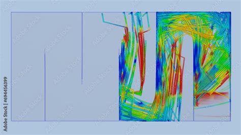 Cfd Simulation Computational Fluid Dynamics Koncking Box With