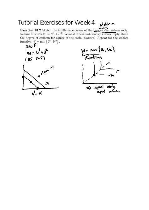 Lecturer Solutions To Tutorial Exercises For Week 4 Tutorial Exercises For Week 4 Utilitaria