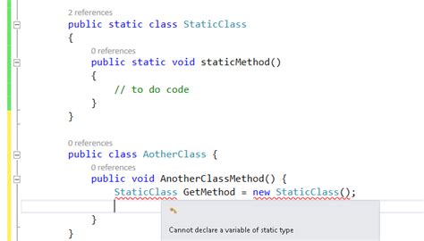 Fix Cannot Declare Variable Of Static Type