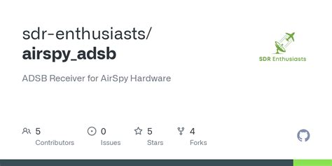 GitHub Sdr Enthusiasts Airspy Adsb ADSB Receiver For AirSpy Hardware