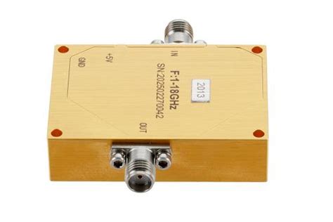 High Power Limiter Sma 1w Cw Power 20 Dbm Flat Leakage 1 Ghz To 18 Ghz