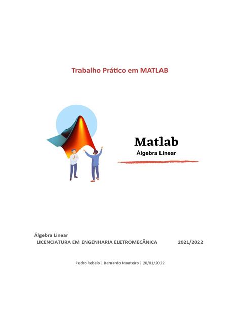trabalho prático em matlab pdf matlab ciência da computação