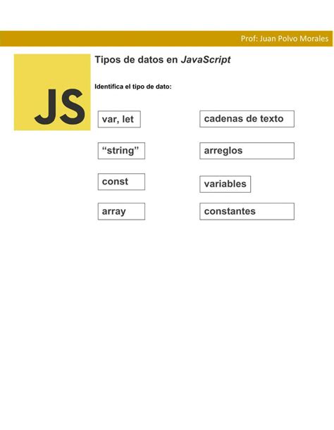 Tipos De Datos Free Interactive Worksheets 371725