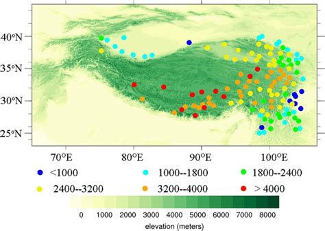 The Spatial Distribution Of The Topography And The Location Of 130