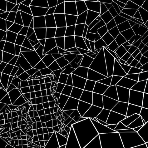 Premium Photo Abstract Figures Wireframe 3d Illustration