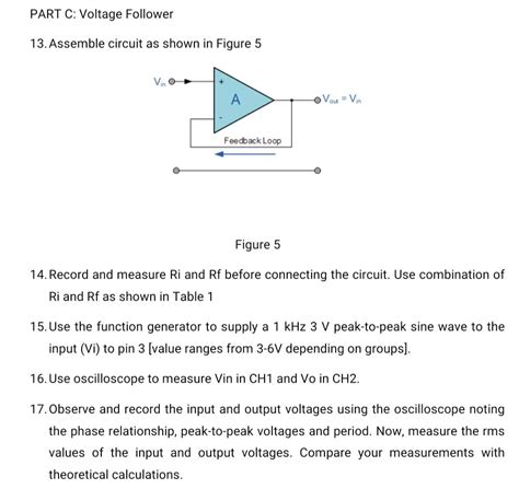 solved l 5 results 5 1 non inverting amplifier ri rf vin