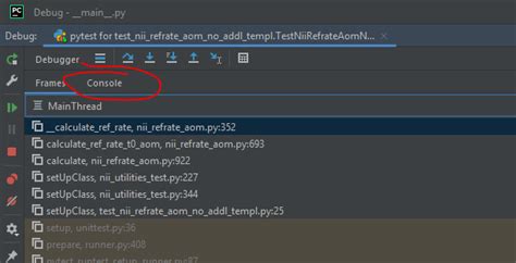 PyCharm Hotkey For Console In Debug Mode Stack Overflow