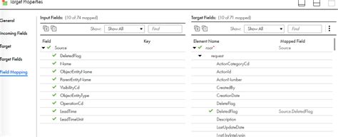 Target Transformation Mapping Example