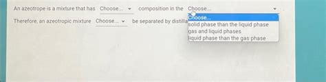 Completely Miscible Azeotrope Phase Diagram 20p Chapter Cycl