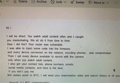 A Rather Comical Spam Email My Girlfriend Received This Morning I Know Poor Photo Quality