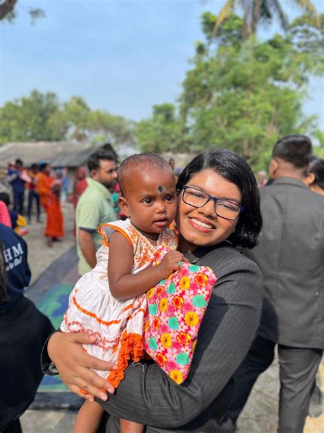 riddhi roy chowdhury on linkedin visiting a remote village and