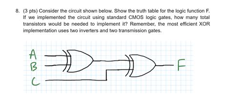 Solved Pts Consider The Circuit Shown Below Show The Chegg