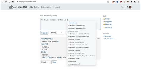 Build Sql Queries Instantly With Ai⚡ Youtube