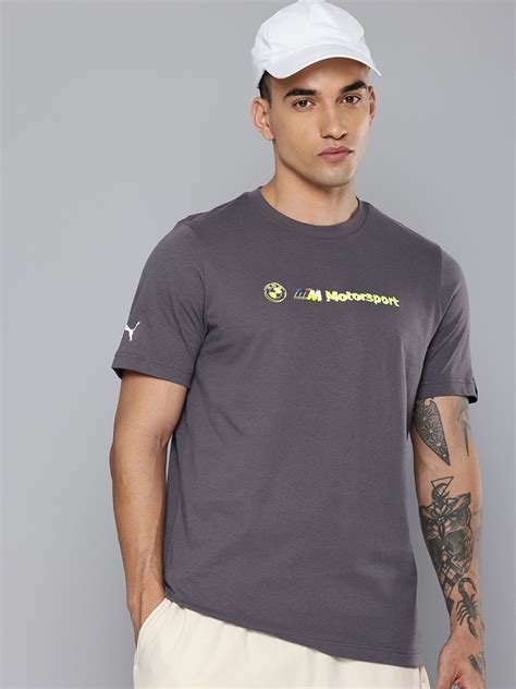 Buy Puma Motorsport Bmw M Logo Typography Printed Pure Cotton T Shirt Tshirts For Men 30236619