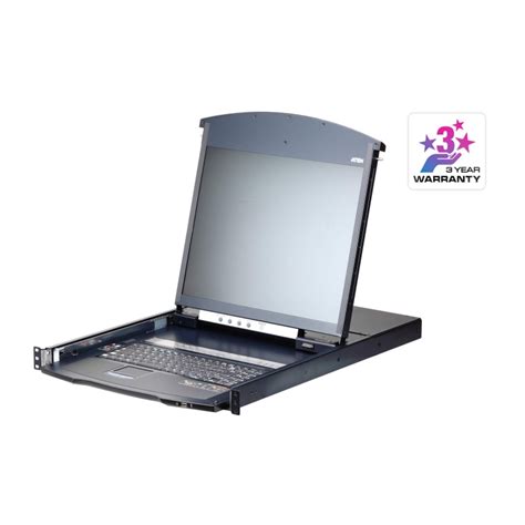 Port Cat Dual Rail Lcd Kvm Over Ip Switch Local Remote User Access