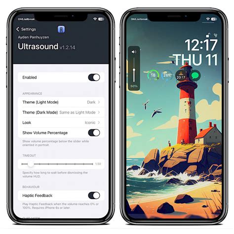Ultrasound Tweak Replaces IOS 11 IOS 15 Volume HUD