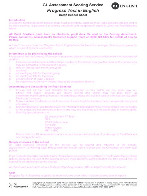 Pte Batch Header Dd Gl Assessment 2020 Fill And Sign