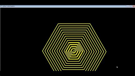 Python Turtle Graphic Web Spiral Spinner Youtube