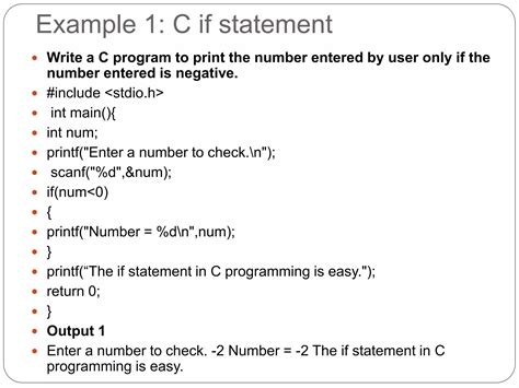 C Decision Making And Looping PPTX Programming Languages Computing