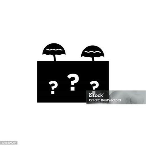 Objets Perdus Icône Vector Signe Et Le Symbole Isolé Sur Fond Blanc