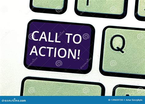 Handwriting Text Writing Call To Action Concept Meaning Encourage