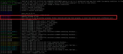 bench start error error no such option quiet erpnext