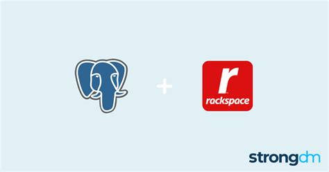 connect postgresql and rackspace strongdm