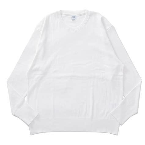 Gicipi ジチピ 2201a Lupo Cotonesoft ソフトコットン クルーネック ロングスリーブtシャツ White 【国内正規