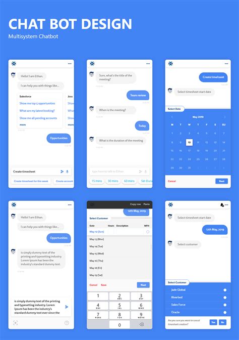 Chatbot Design User Experience On Behance